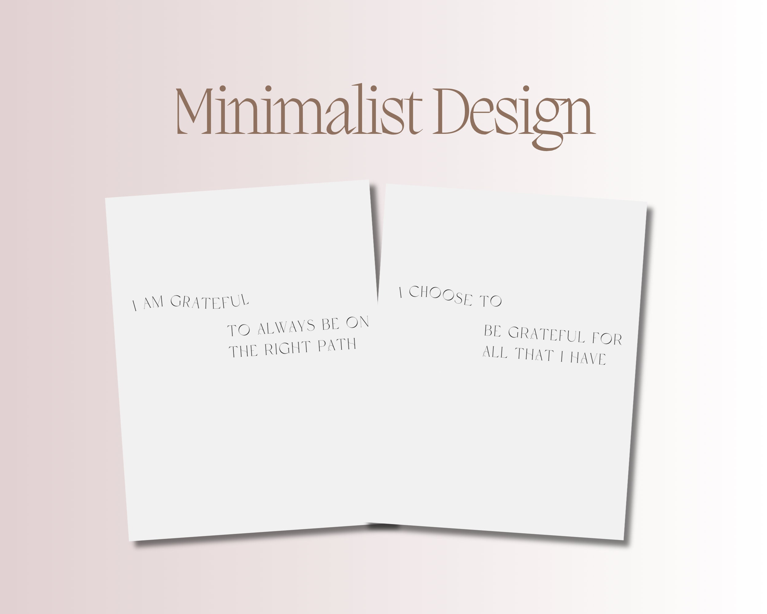 36 Printable Gratitude Affirmation Cards Daily Gratitude Quotes and ...