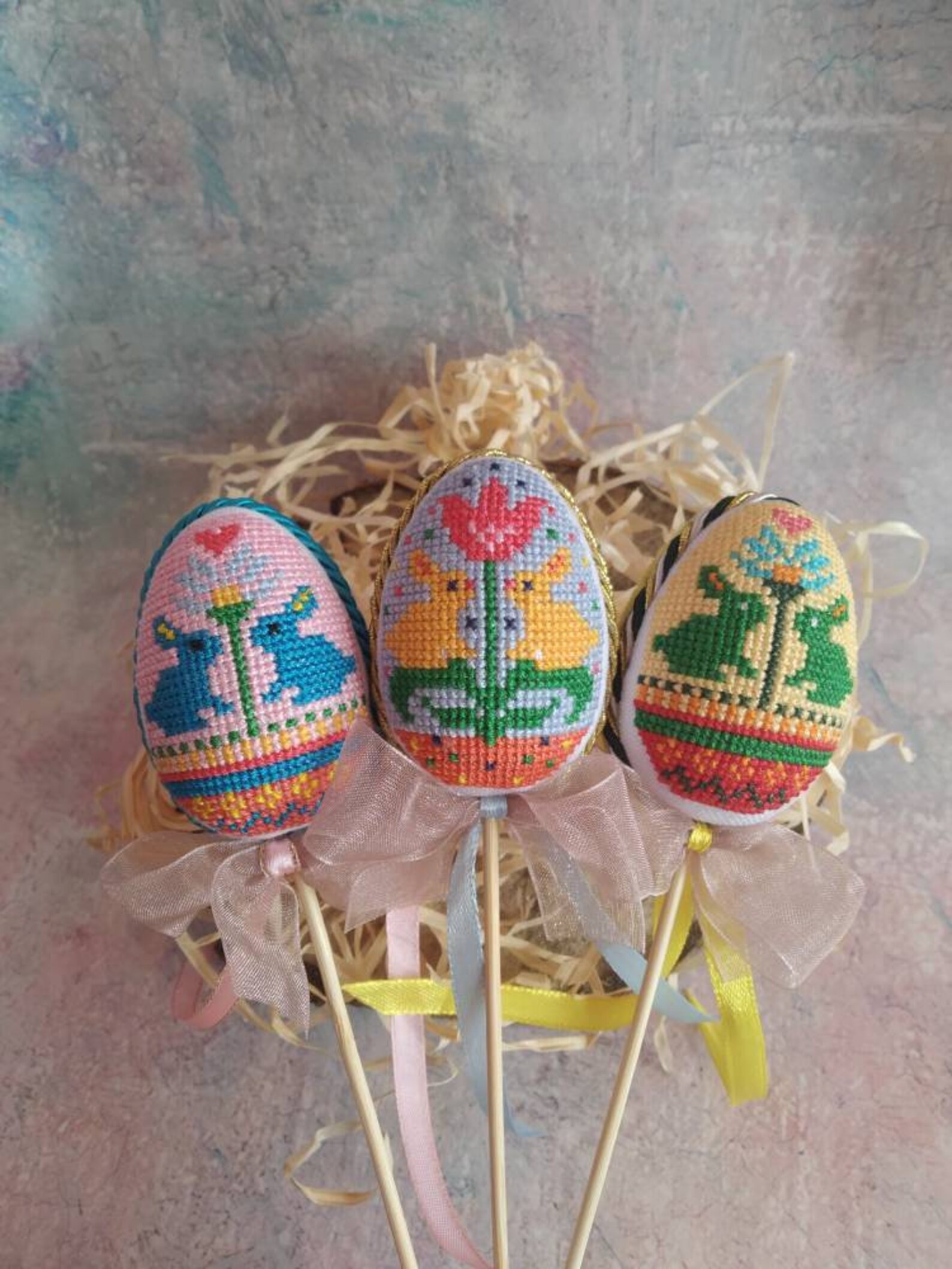 Embroidered Easter Egg Easter Gifts Baby Easter Basket - Etsy