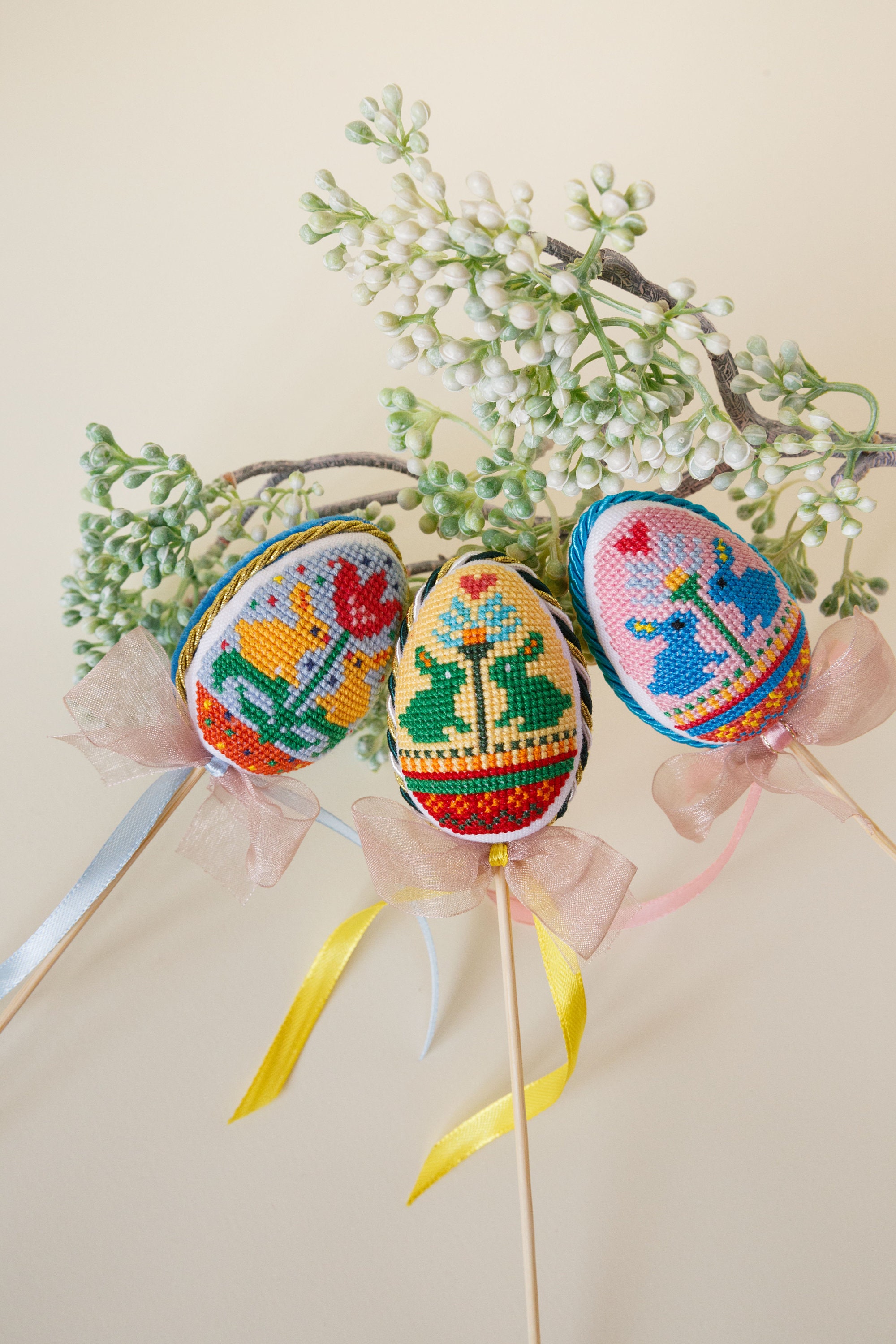 Embroidered Easter Egg Easter Gifts Baby Easter Basket - Etsy