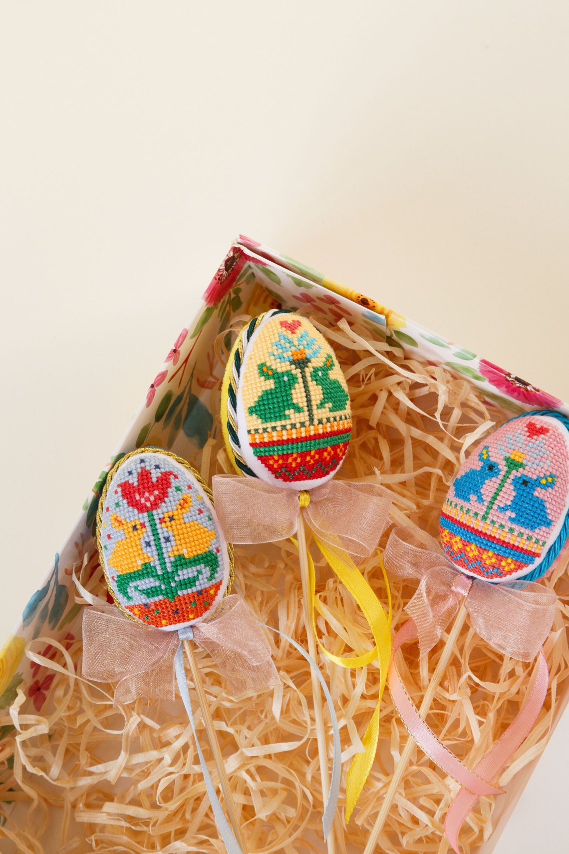 Embroidered Easter Egg Easter Gifts Baby Easter Basket - Etsy