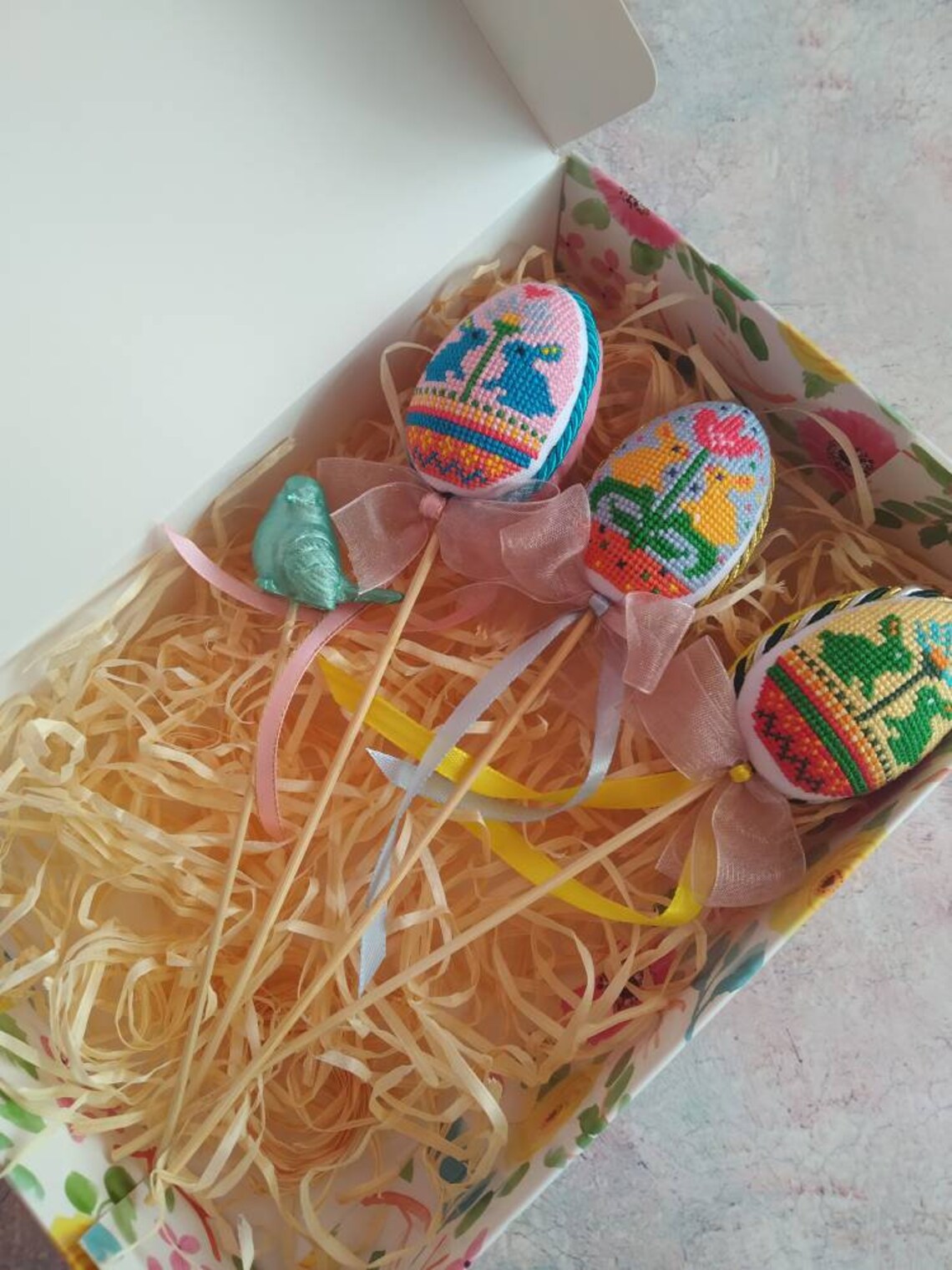 Embroidered Easter Egg Easter Gifts Baby Easter Basket - Etsy