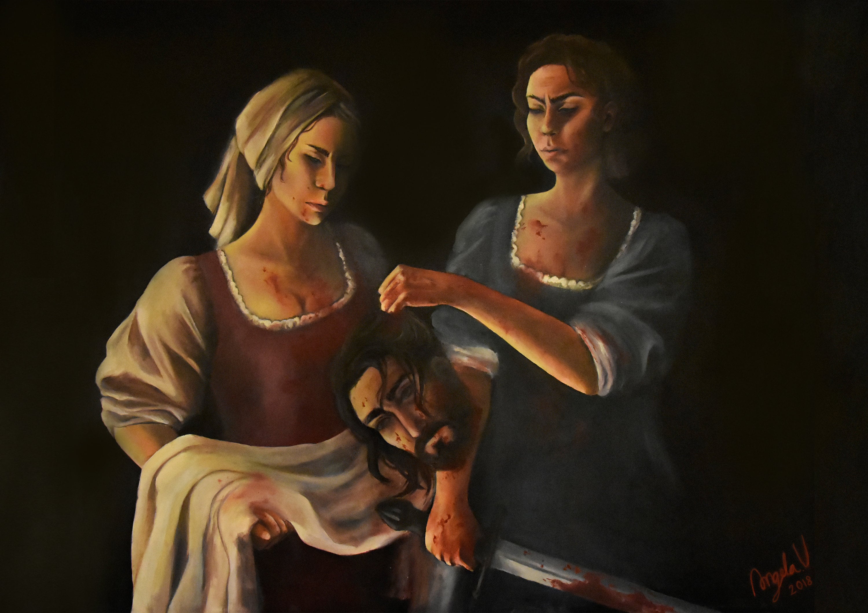 Judith Slaying Holofernes // A4 Oil Art Print - Etsy UK