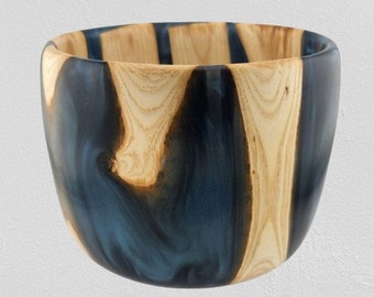 Wood and Resin Epoxy Lathe Turned Bowl - Etsy