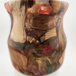 Wood and Resin Epoxy Lathe Turned Vase - Etsy