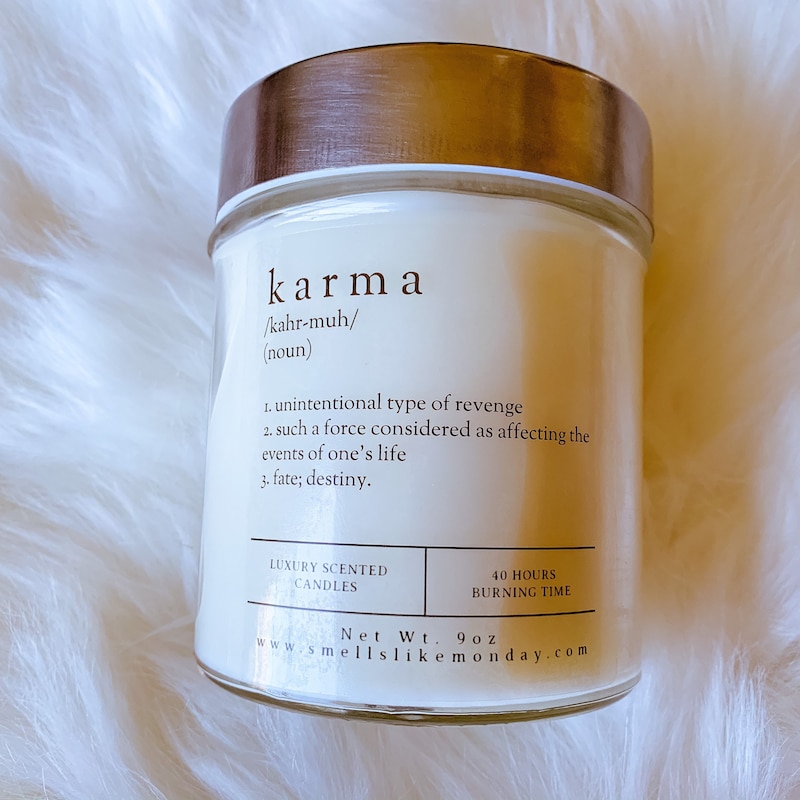 Karma Candle - Etsy