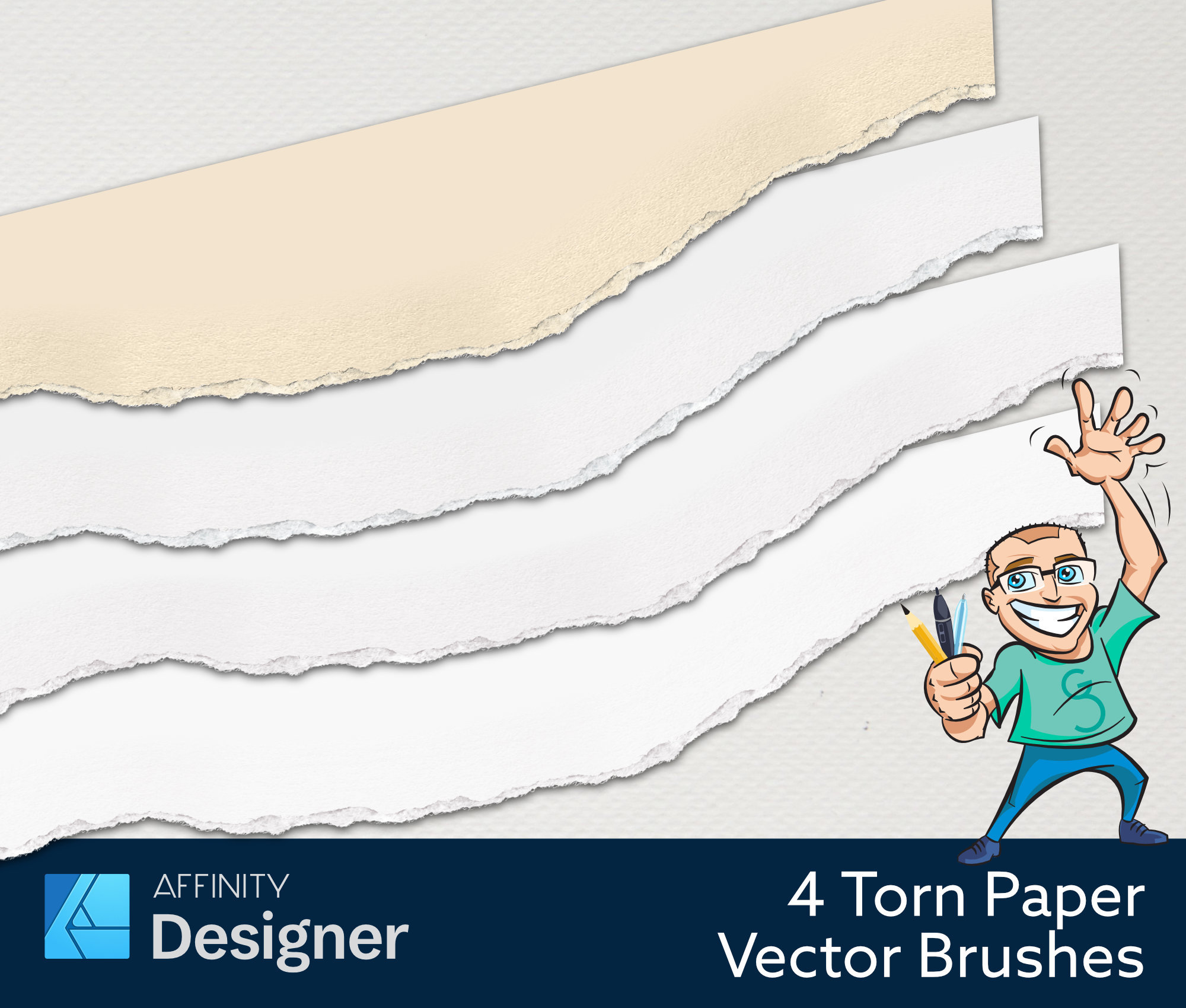 Torn Paper Vector Brush Torn Paper Vector Brush
