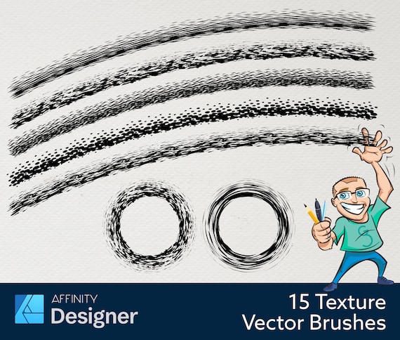 15 Textures and Frames Vector Brushes for Affinity Designer - Etsy