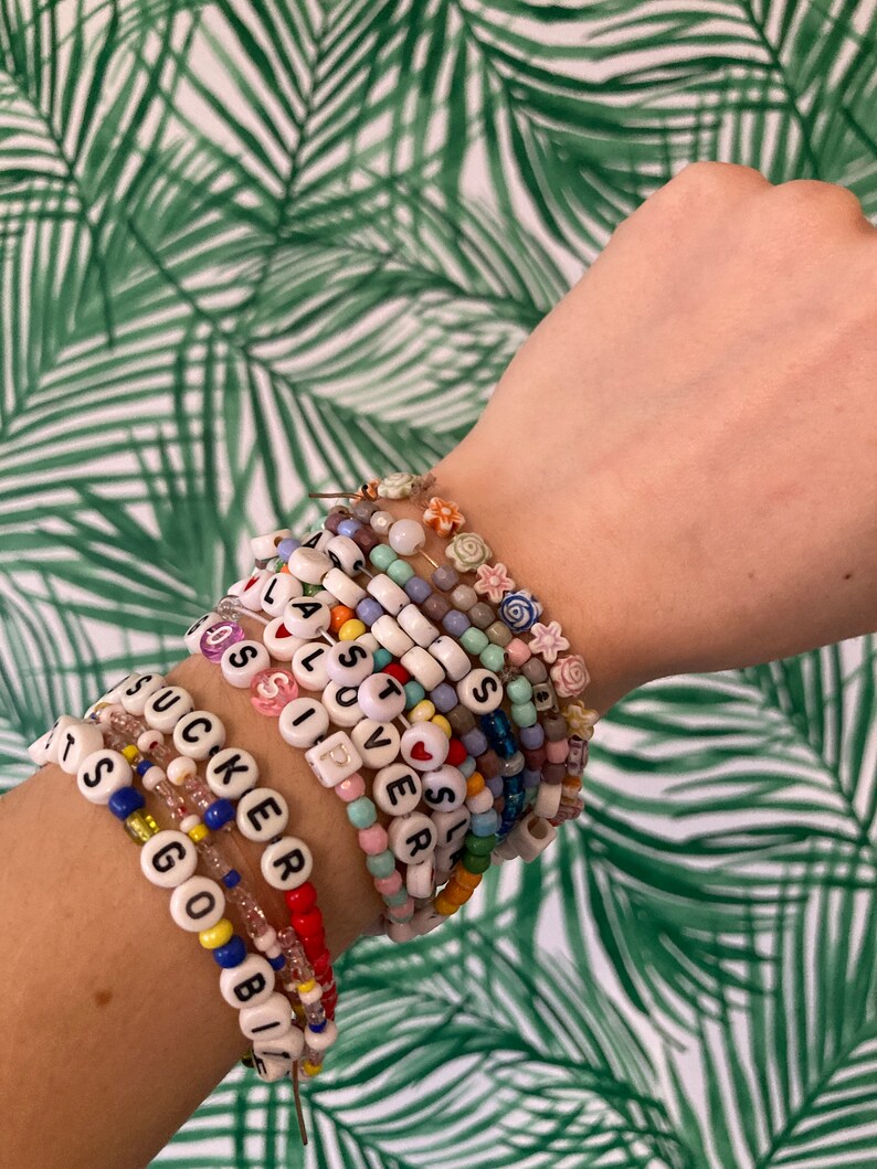 Custom Friendship Bracelets - Etsy