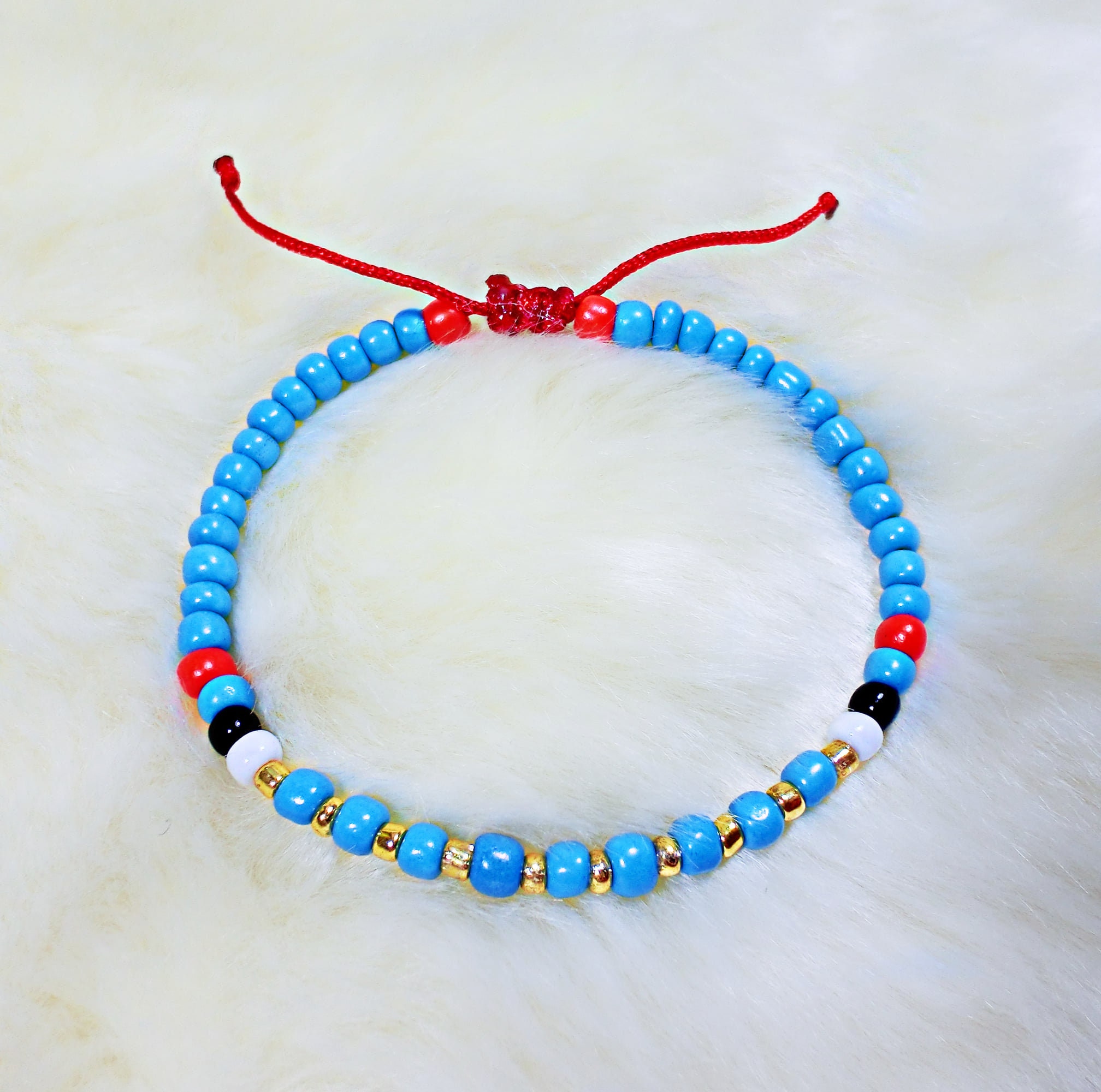 BTS Jimin Inspired Bracelet. Jimin Style Blue Beaded Bracelet. Blue Beaded Bracelet for BTS Army ...