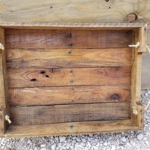 Rustic Wooden Tray - Etsy