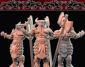 28mm Baphomet Dnd Miniatures Dungeons & Dragons Miniatures - Etsy