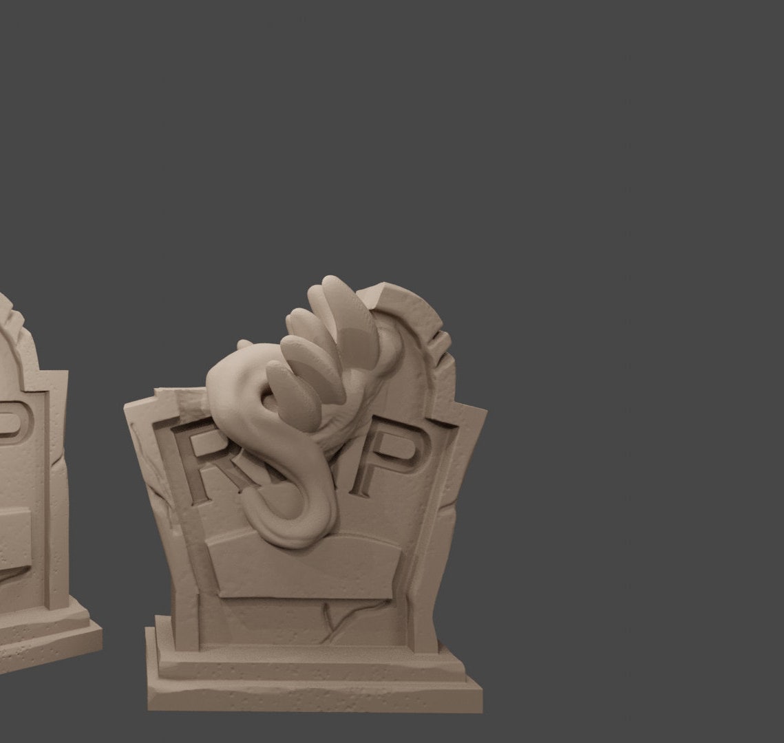 28mm 2 Styles of Gravestone Mimics Dnd Miniatures Dungeons - Etsy