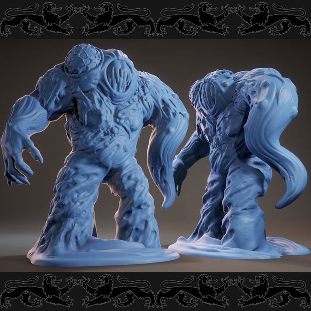 28mm Blood Elemental Dnd Miniatures Dungeons & Dragons Miniatures ...