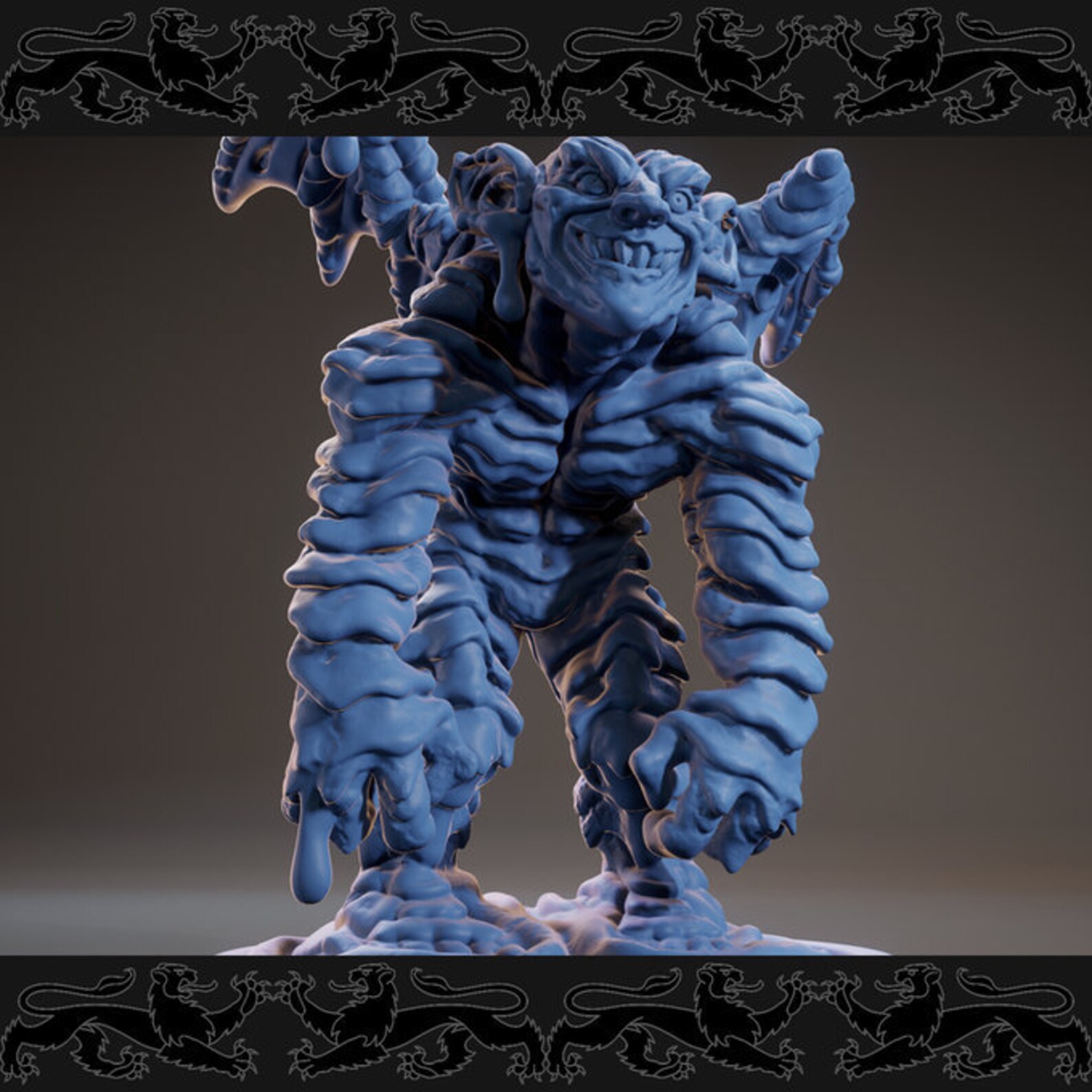 28mm Mud Mephit Dnd Miniatures Dungeons & Dragons - Etsy