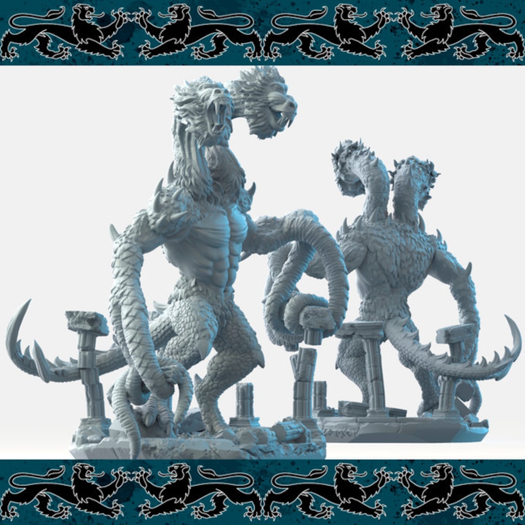 28mm Demogorgon Dnd Miniatures Dungeons & Dragons - Etsy