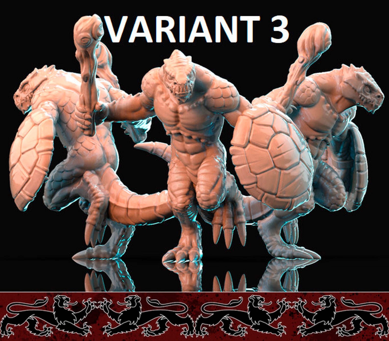 28mm 4 Styles of Lizard-folk Dnd Miniatures Dungeons & - Etsy