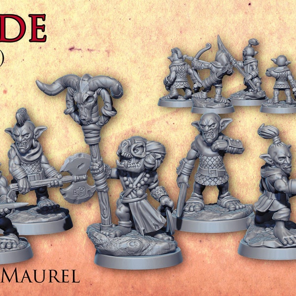 28mm Goblin Miniatures - Etsy