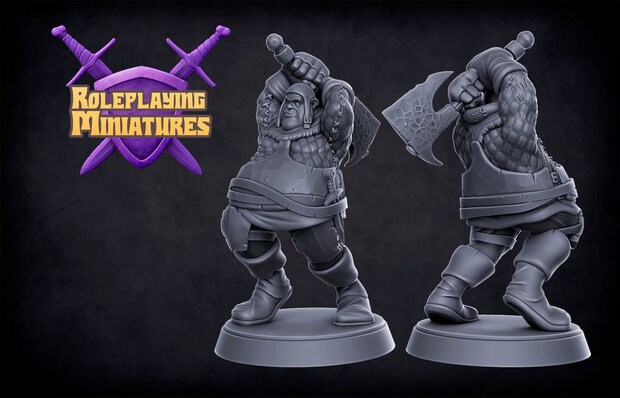 28mm Thug Dnd Miniatures Dungeons & Dragons Miniatures - Etsy