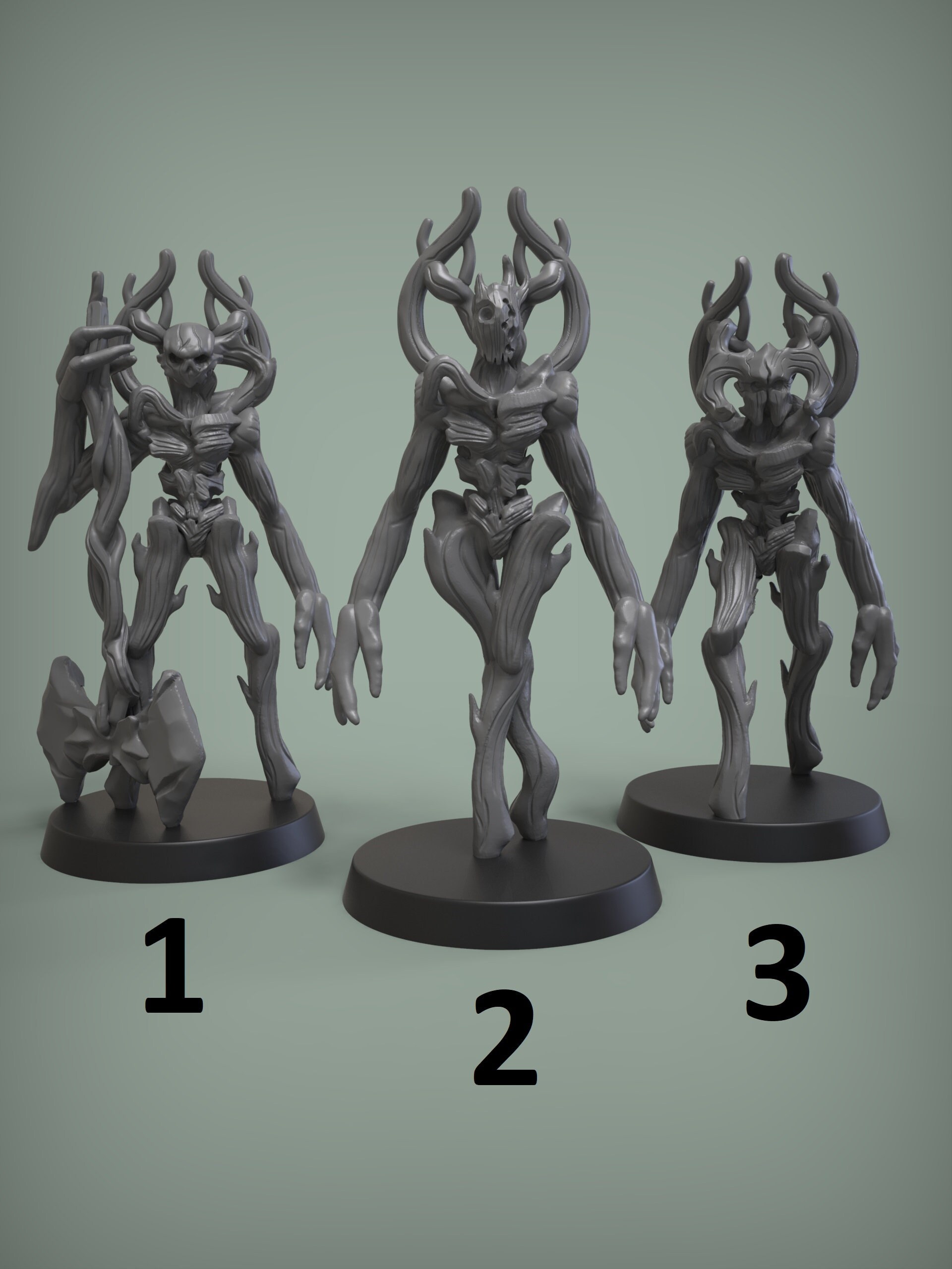 28mm 3 Styles of Dryad Tree Creatures Dnd Miniatures - Etsy