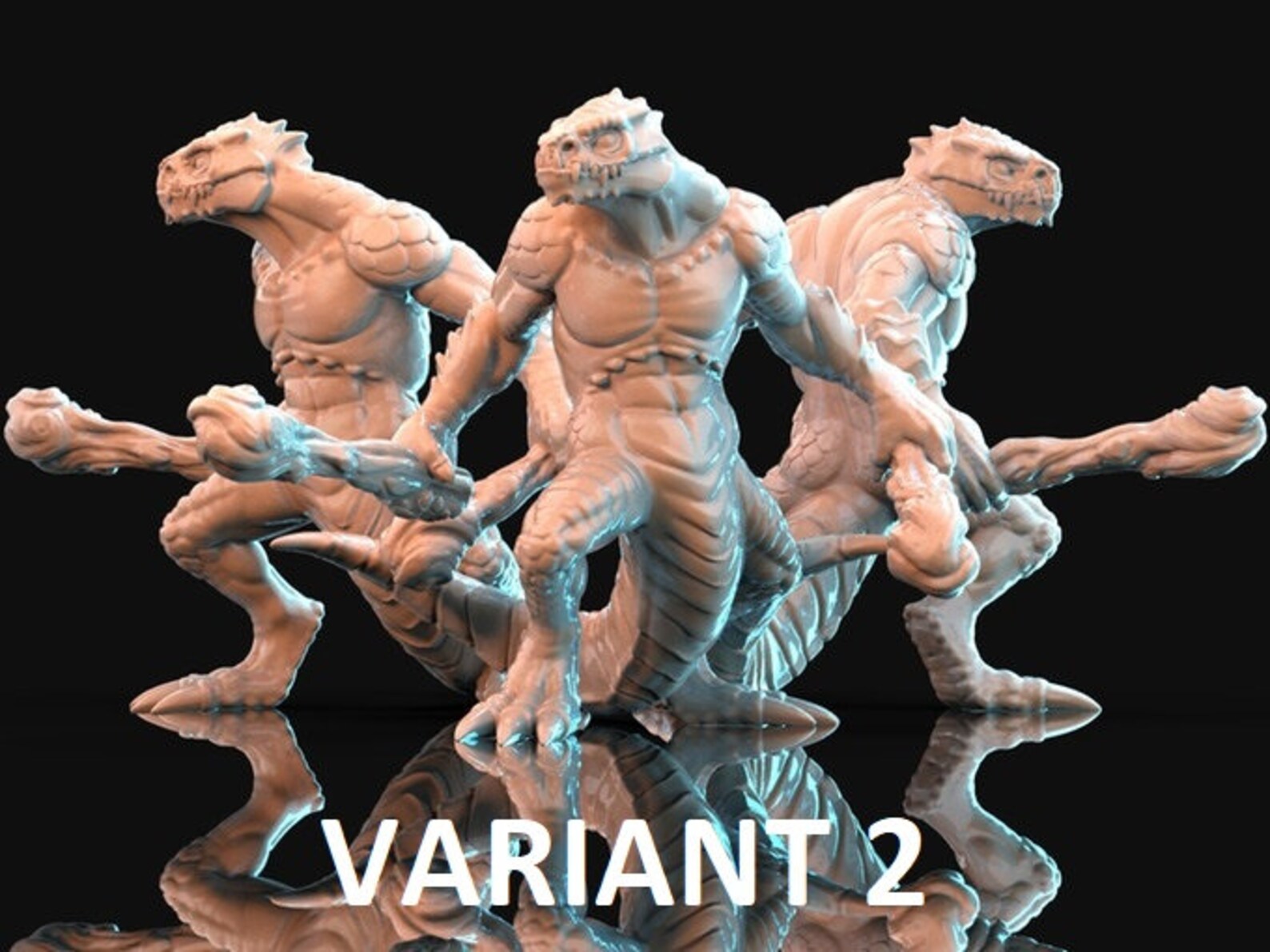 28mm 4 Styles of Lizard-folk Dnd Miniatures Dungeons & - Etsy