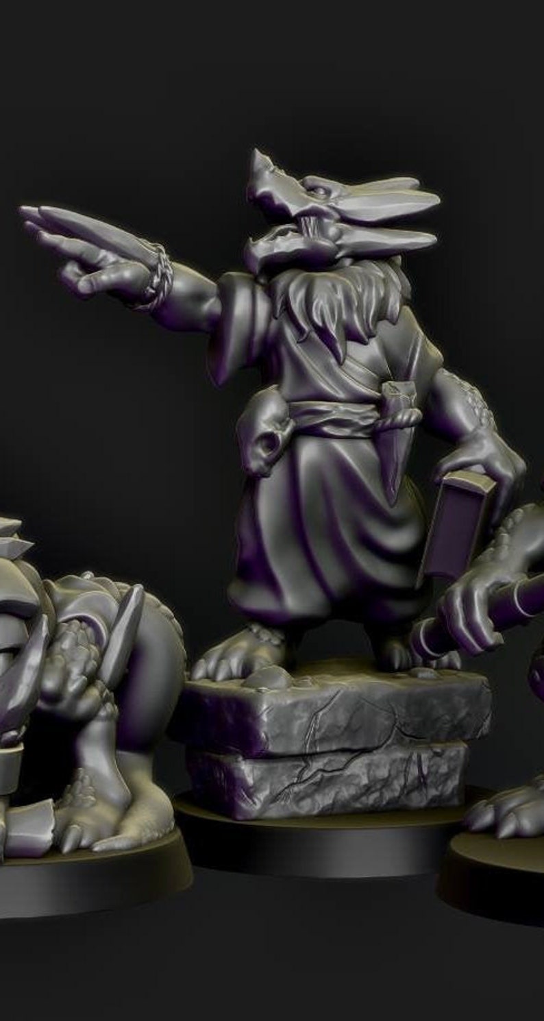 28mm 4 Styles de Ice Kobold Miniatures DnD Donjons et - Etsy France