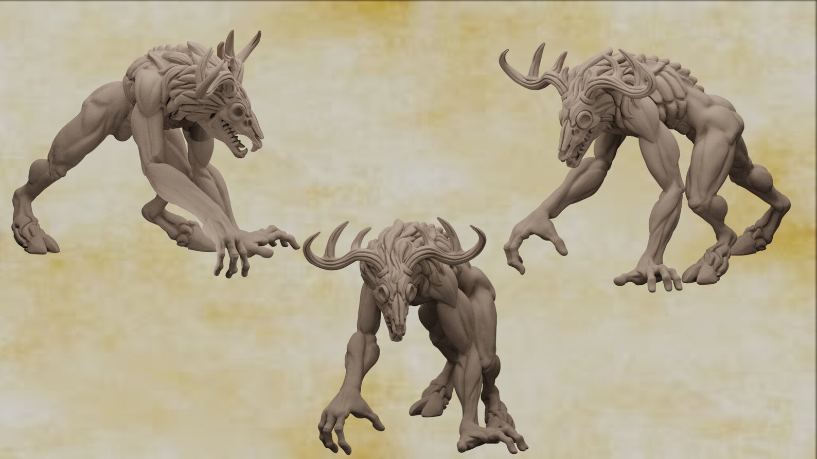 28mm 3 Styles of Wendigo Dnd Miniatures Dungeons & Dragons - Etsy