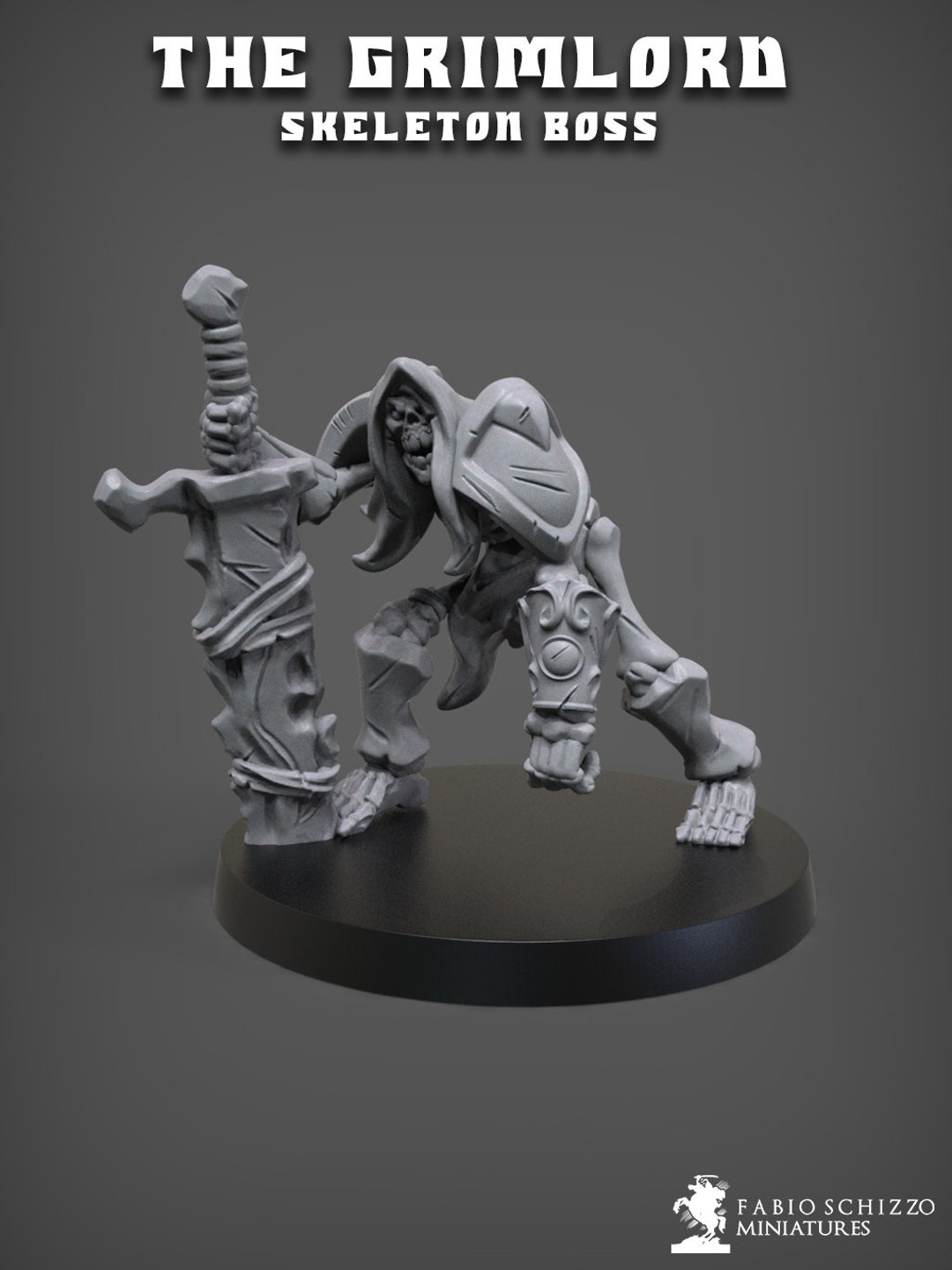 28mm 5 Styles of Skeleton Bosses Dnd Miniatures Dungeons & Dragons ...