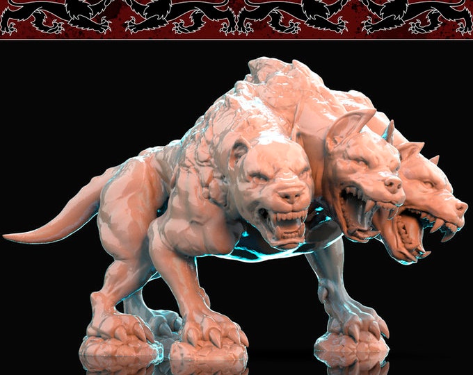 28mm Cerberus Dnd Miniatures Dungeons & Dragons Miniatures Pathfinder ...