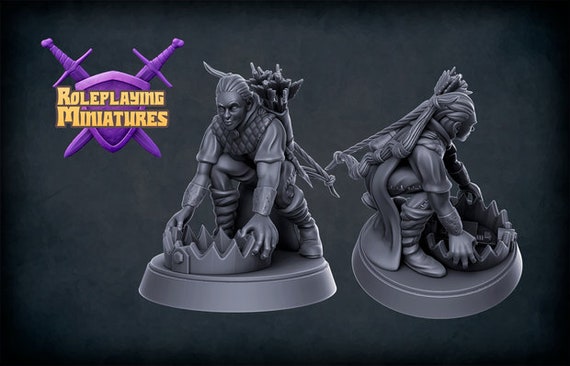 28mm Trapper Rogue Assassin Dnd Miniatures Dungeons & | Etsy