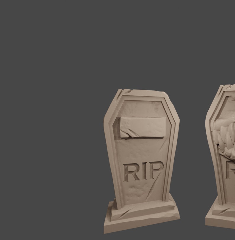28mm 2 Styles of Gravestone Mimics Dnd Miniatures Dungeons - Etsy