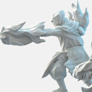 28mm 3 Styles of Githzerai Dnd Miniatures Dungeons & Dragons Miniatures ...