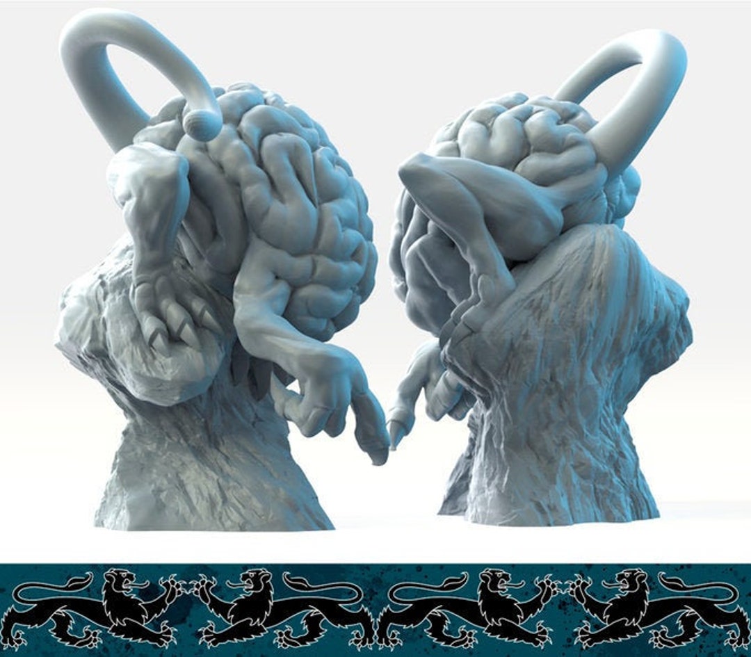 28mm 3 Styles of Intellect Devourer Dnd Miniatures Dungeons & Dragons ...