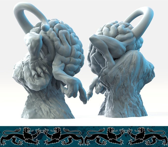 28mm 3 Styles of Intellect Devourer Dnd Miniatures | Etsy New Zealand