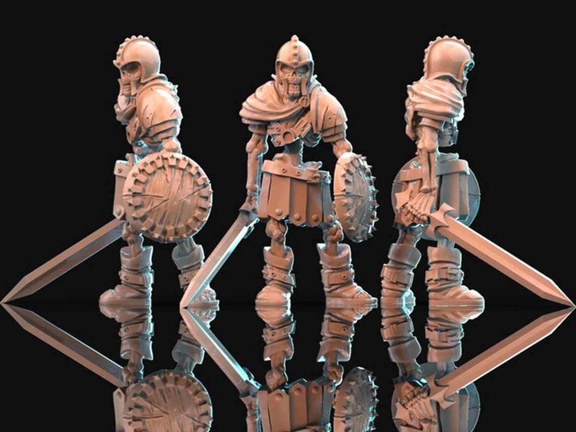 28mm 4 Styles of Lich and Skeletons Dnd Miniatures - Etsy