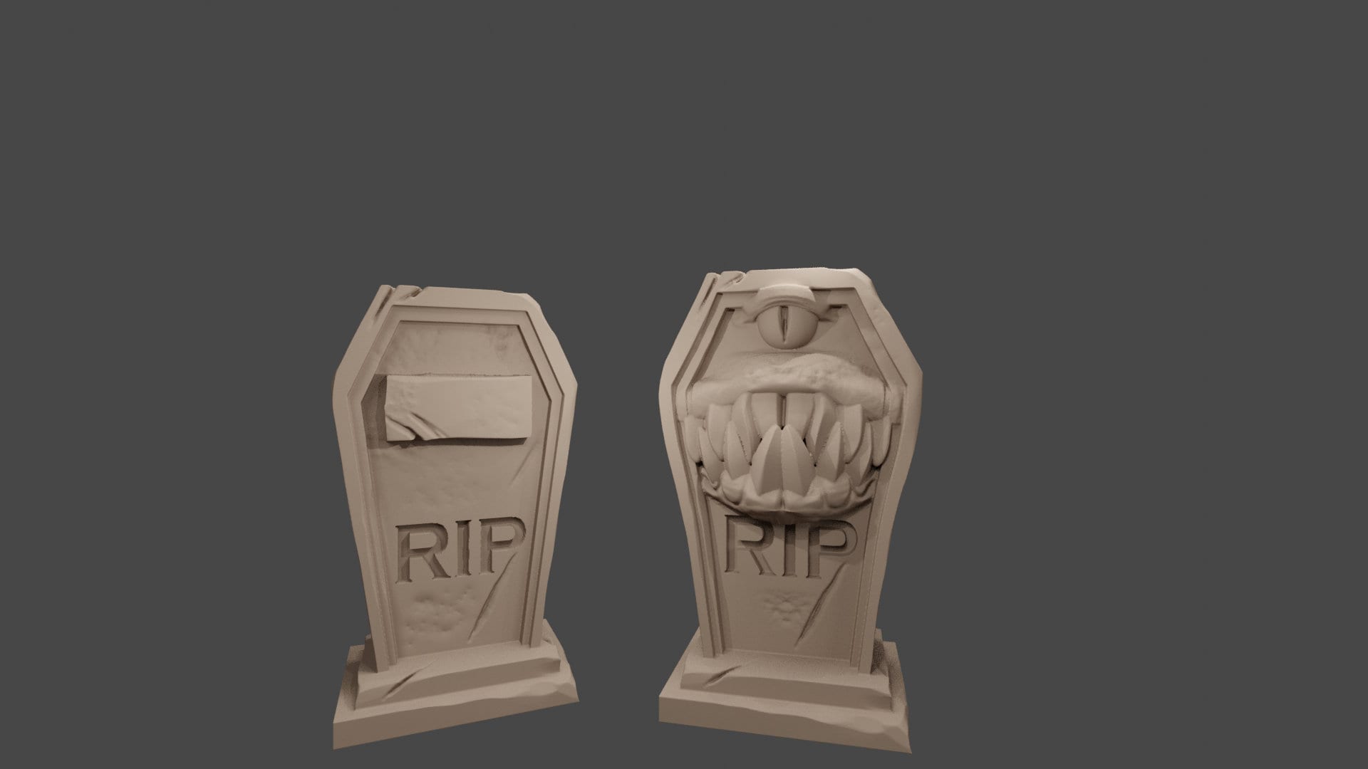28mm 2 Styles of Gravestone Mimics Dnd Miniatures Dungeons - Etsy