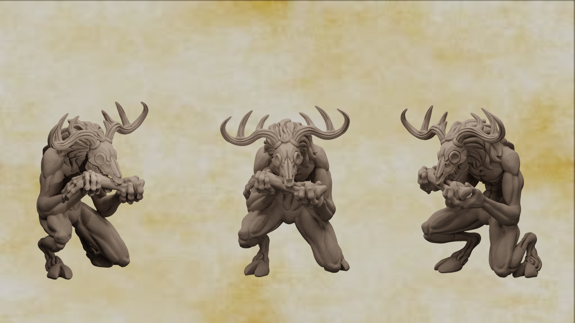 28mm 3 Styles of Wendigo Dnd Miniatures Dungeons & Dragons - Etsy