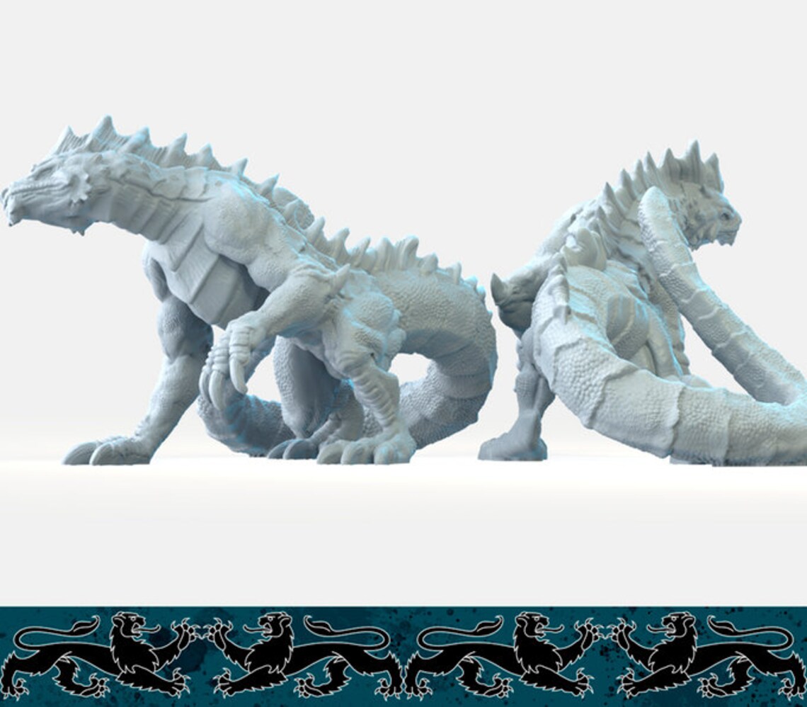 28mm 2 Styles of Drakes Dnd Miniatures Dungeons & Dragons - Etsy UK