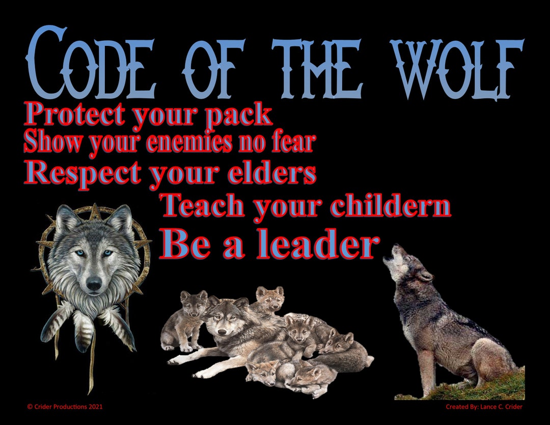 Code of the Wolf - Etsy