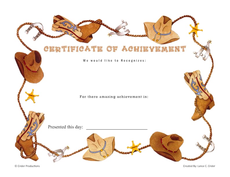 Western Achievement Awards - Etsy