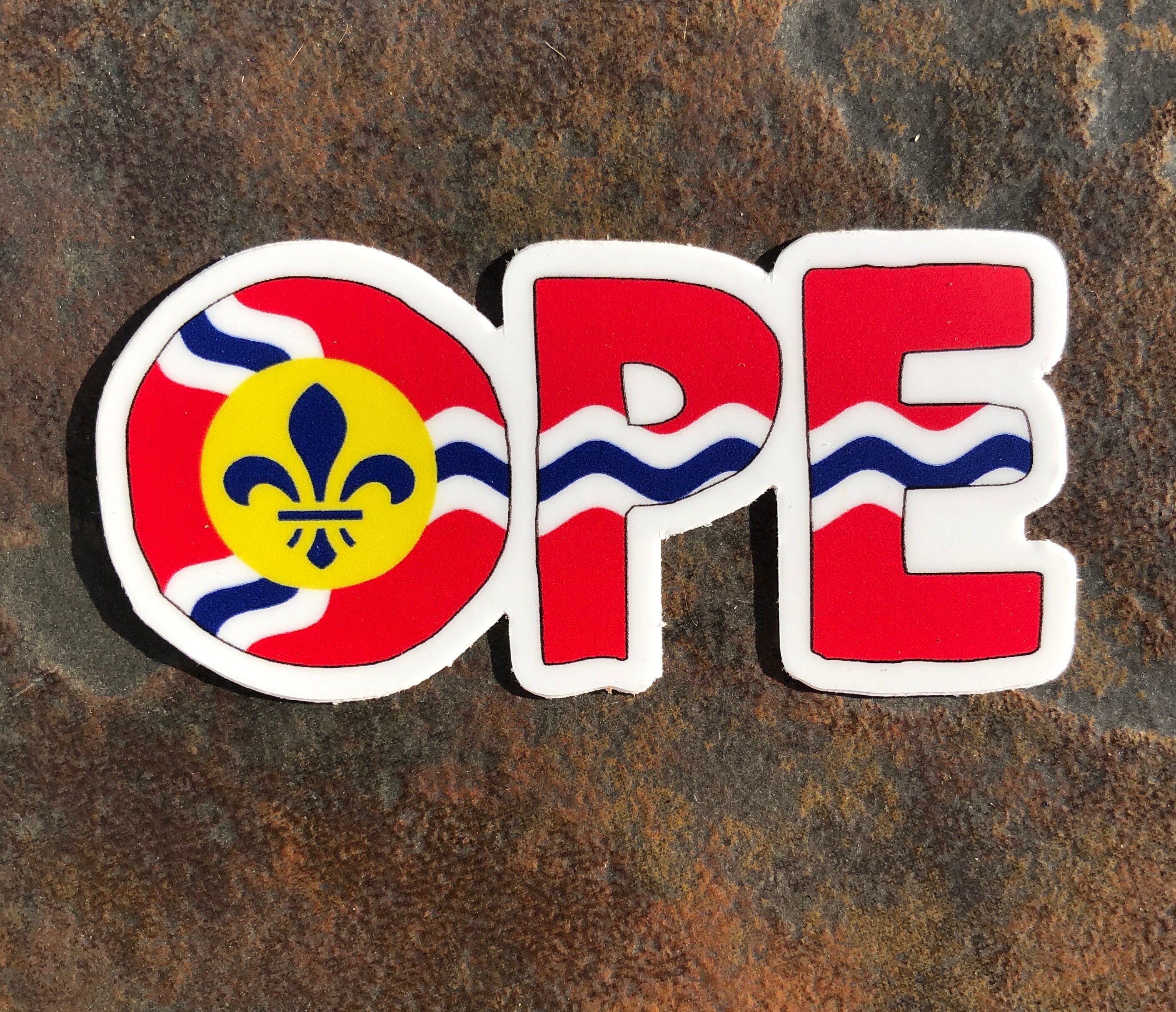 St. Louis Flag Ope Sticker | St. Louis Flag Sticker | St. Louis Sticker ...