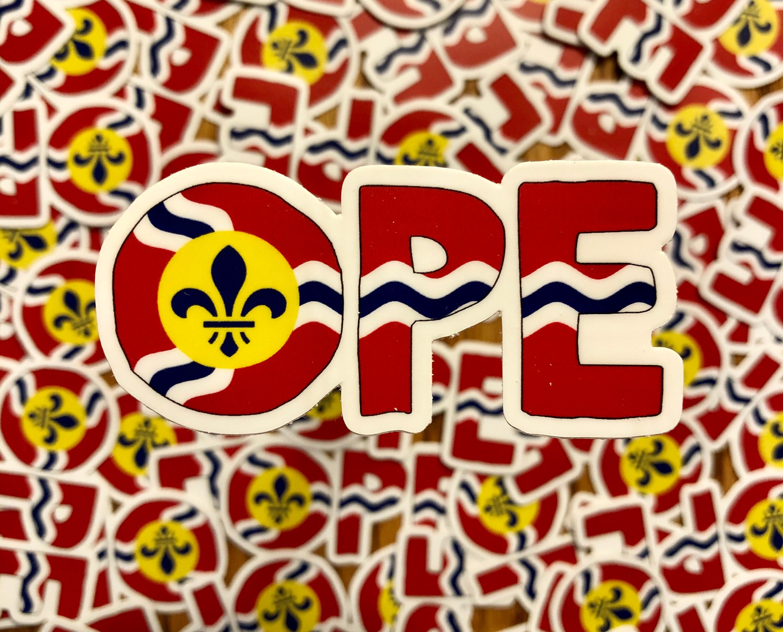 St. Louis Flag Ope Sticker | St. Louis Flag Sticker | St. Louis Sticker ...