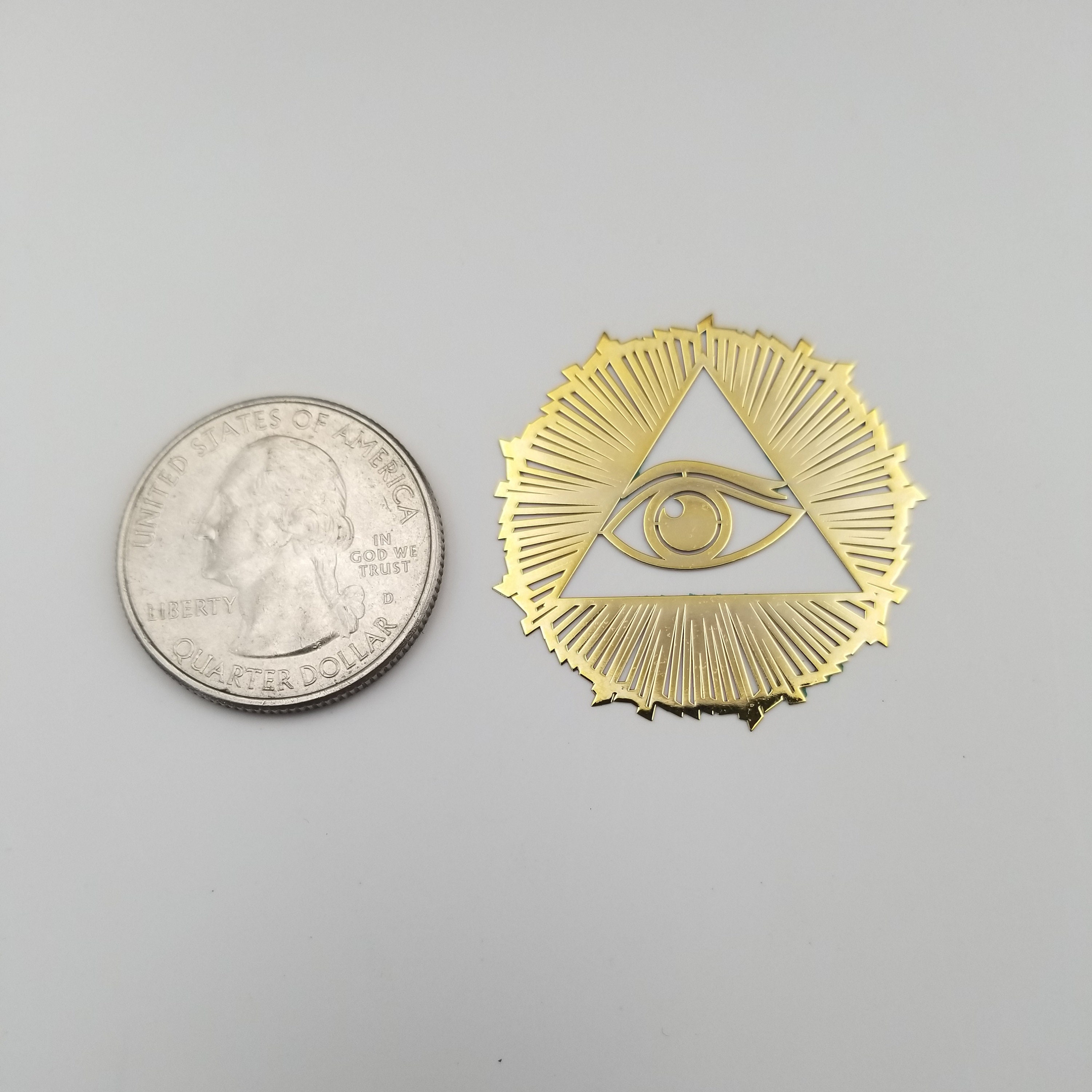 38 All Seeing Eye of Ra Eye of Horus Orgonite Metal Sticker | Etsy