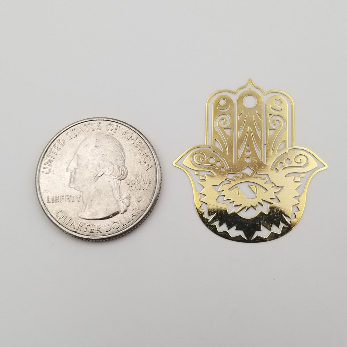 40 Hamsa Orgonite Metal Sticker Sacred Geometry Metal Symbols - Etsy