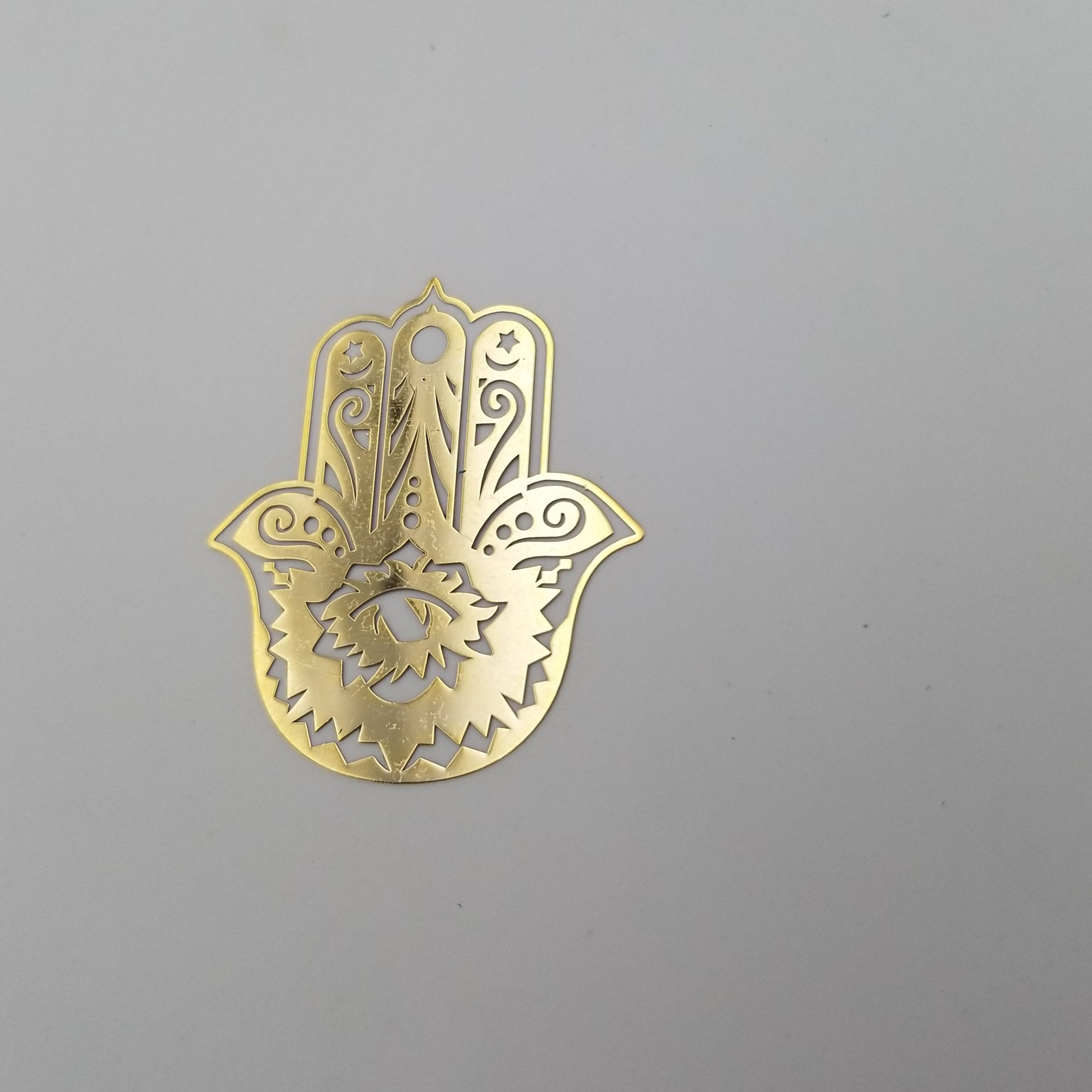 40) Hamsa Orgonite Metal Sticker Sacred Geometry Metal Symbols Hamsa ...