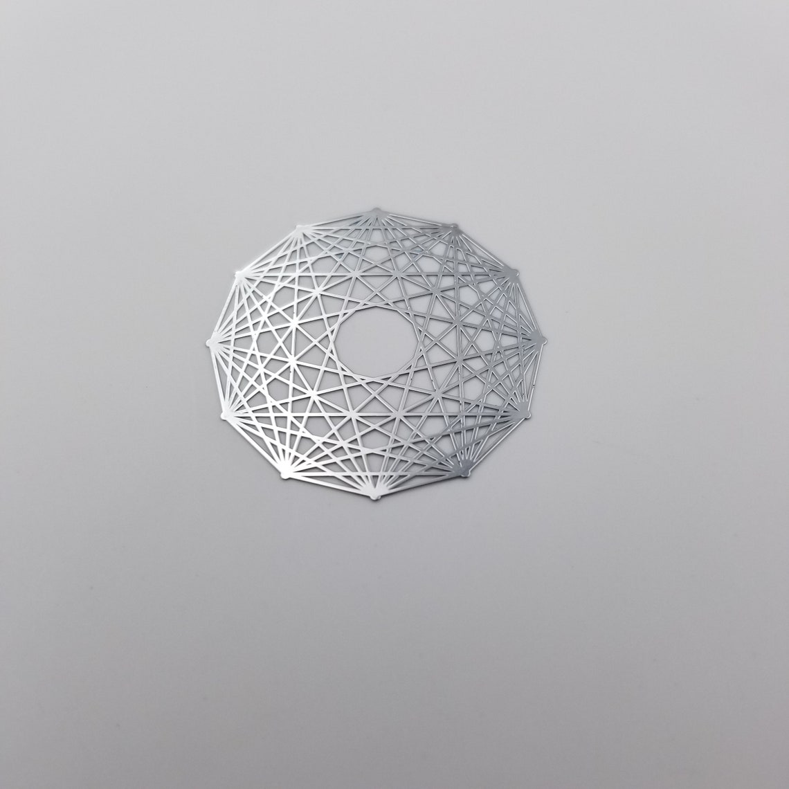 7 Dodecagram 12 Pointed Polygon Vortex Star Orgonite Metal | Etsy