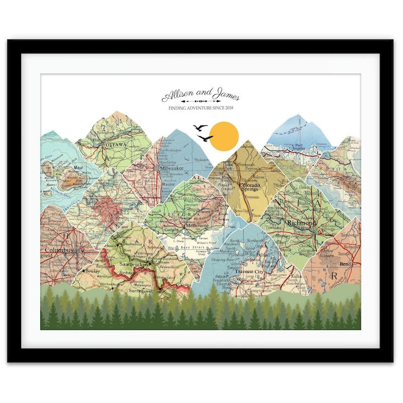 Adventure Map - Etsy