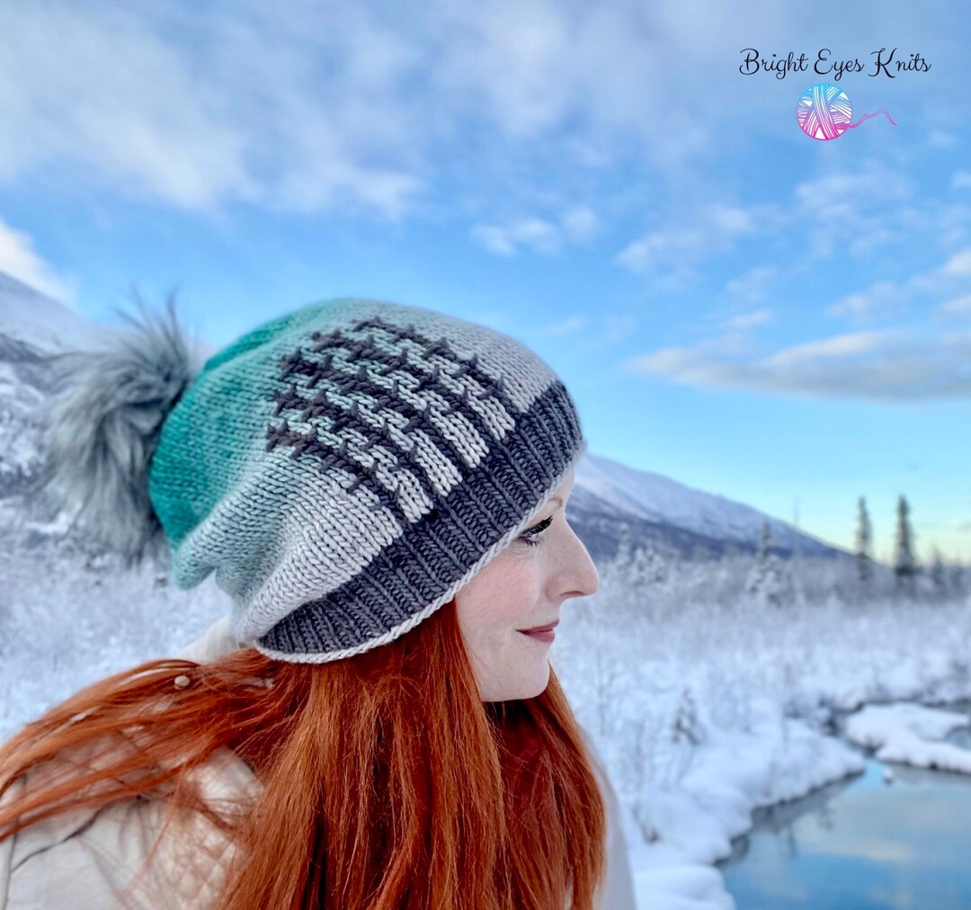 Heading North Hat - Knitting Pattern Featuring Vertically Stranded ...