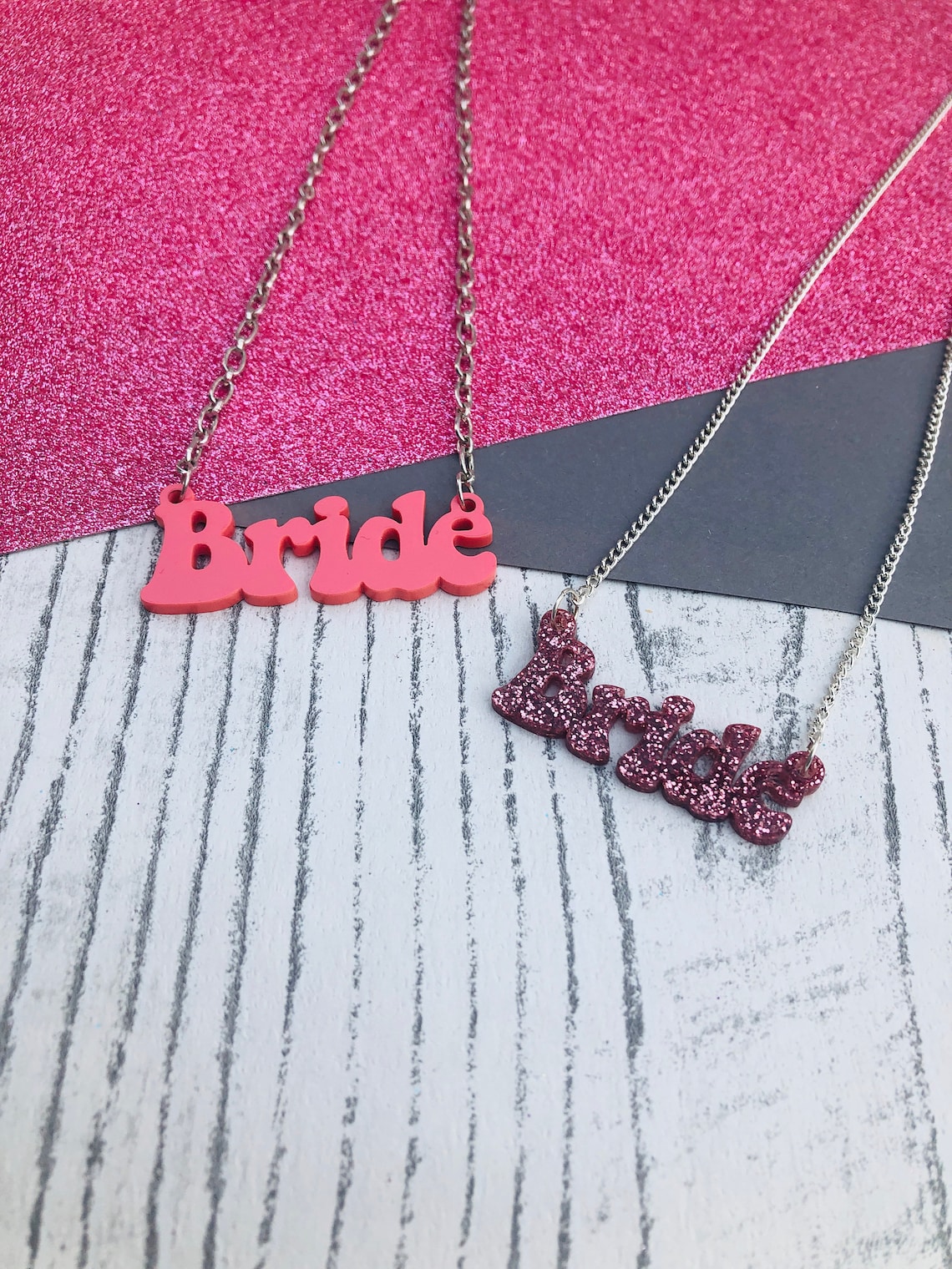 Bride Laser Cut Necklace - Etsy