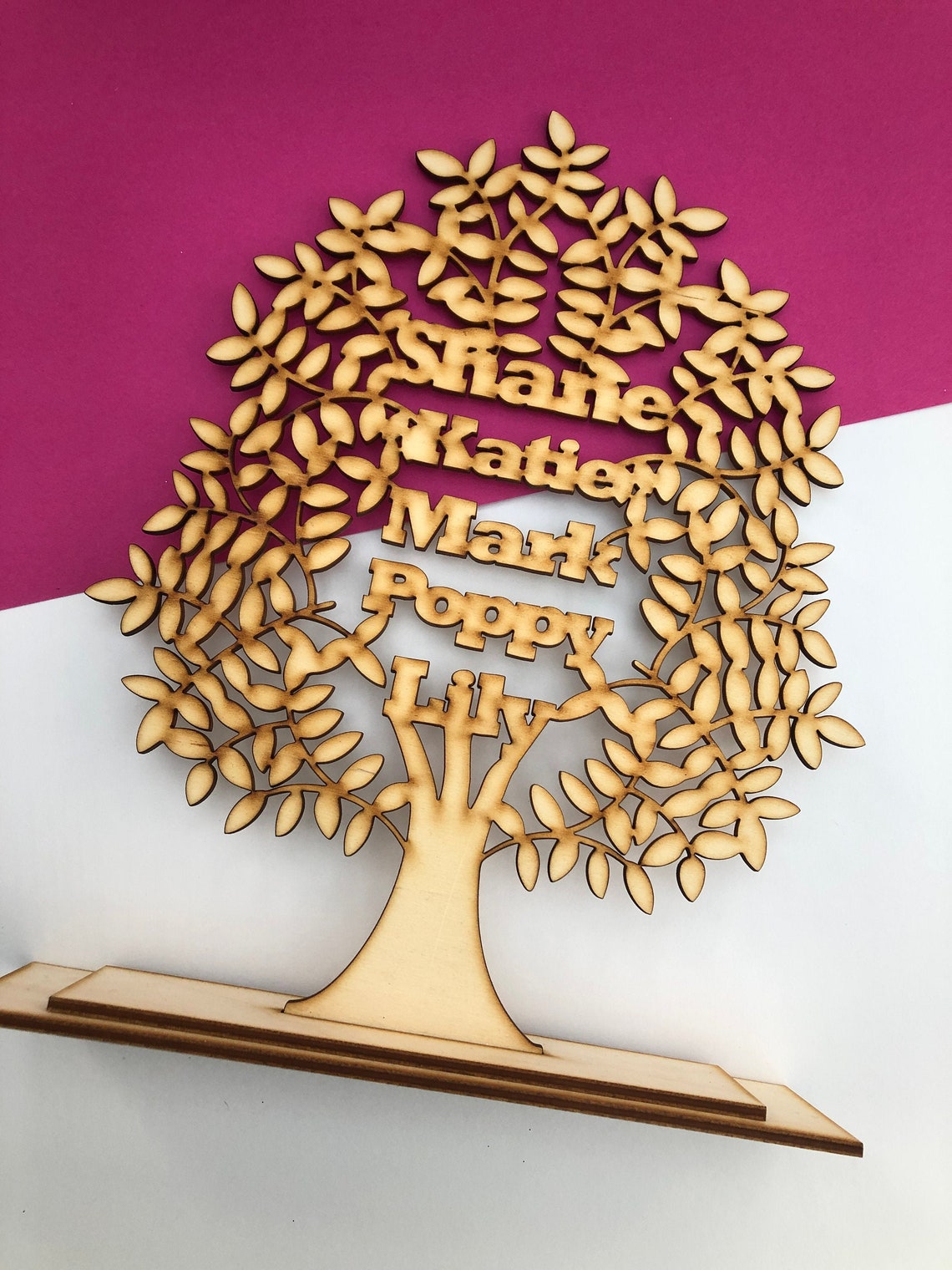 Wooden Family Tree | Etsy