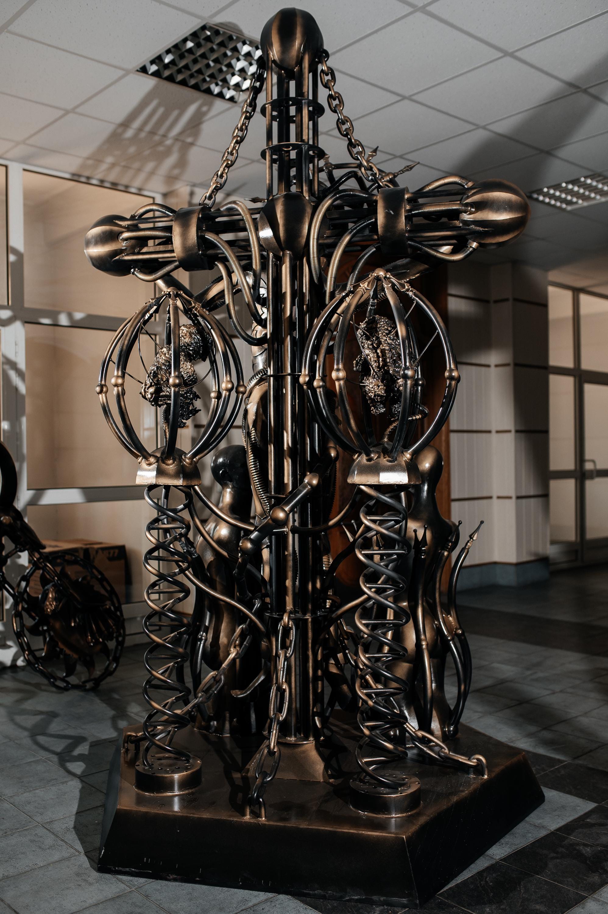 Birth Machine, Steampunk Sculpture in Style H.R. Giger, Alien ...